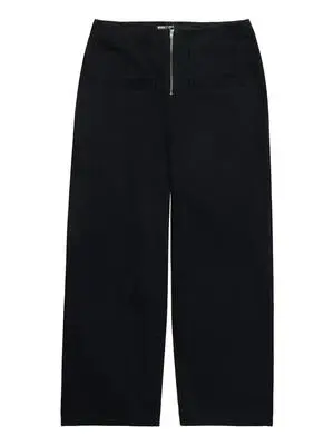 Bimba Y Lola Cropped Straight Leg Jeans - Black