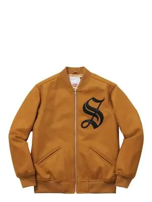 Supreme Varsity Jacket - Dk Gold