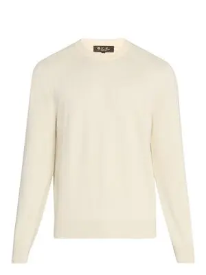 Loro Piana Empire Wish Wool Crewneck Sweater - Nougat