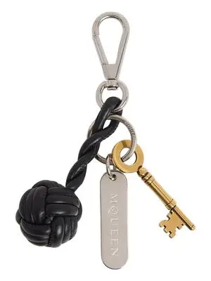 Alexander McQueen Knot Key Charm - Black
