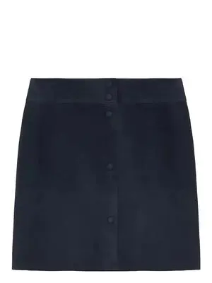 YVES SALOMON Yves Salomon Suede Skirt