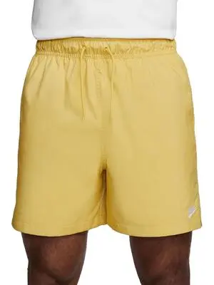 Nike Club Woven Flow Shorts Saturn Gold