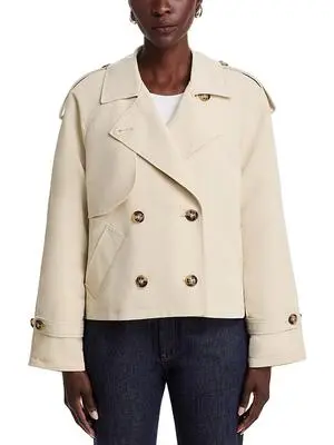 Vero Moda Chloe Short Trench Jacket - Oatmeal