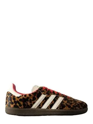 Adidas Originals By Alexander Wang Samba Og Leather-trimmed Leopard-print Pony Hair Sneakers - Animal Print
