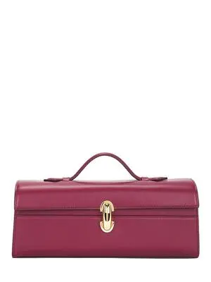 Savette The Slim Symmetry Pochette Bag - Plum