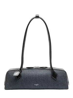 Alaïa Alaïa Le Teckel Medium Denim Shoulder Bag Denim