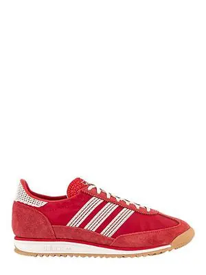Adidas Sl72 Shell And Suede Low-top Trainers - Better Scarlet Wonder Wh