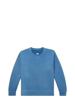 Visvim Jumbo Sb Cotton-jersey Sweatshirt - Blue