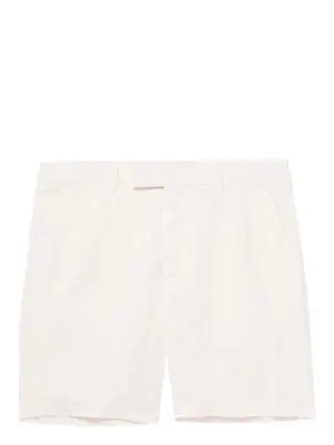 Mr P. Straight-leg Linen Shorts - Neutrals