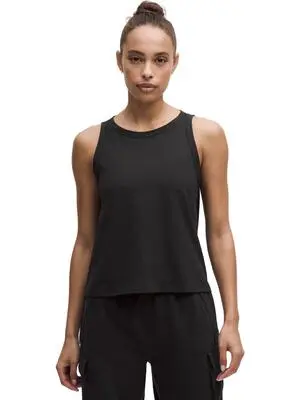 Lululemon Cotton-blend Open-back Tank Top - Black