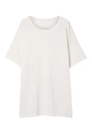 THE ROW Jiselle Oversized Knitted T-shirt - White