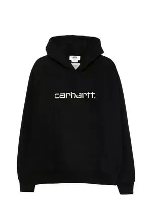 Junya Watanabe Logo-embroidered Hoodie - Black
