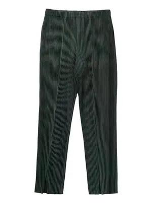 Issey Miyake Pleated Trousers - Green