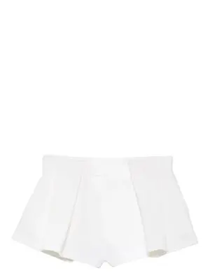 Stella McCartney Panelled Pleated Shorts - Neutrals