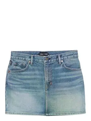 TOM FORD Denim Skirt - Blue