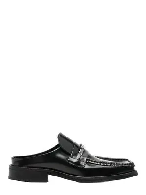Martine Rose Square-toe Mules - Black