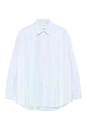 COSTUMEIN Vertical-stripe Pattern Shirt - Blue