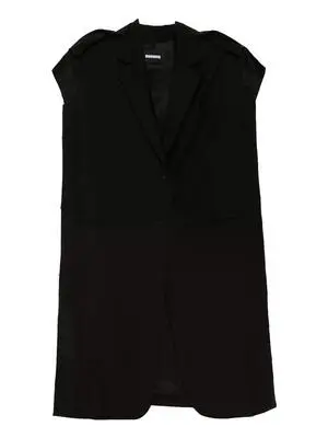 MOOHONG Moohong Single-Breasted Sleeveless Coat