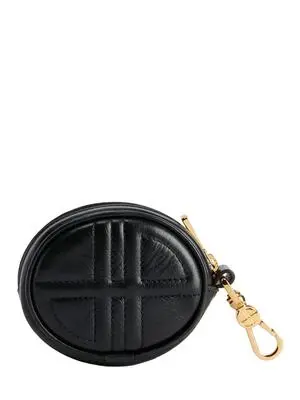 Patou Mini Jp Leather Pouch - Black