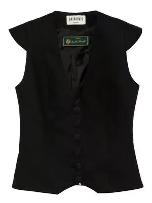 BATAKOVIC BELGRADE Wool Waistcoat - Black