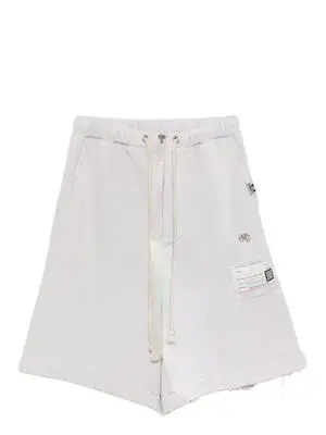 Mihara Yasuhiro Logo-embroidered Shorts - Grey