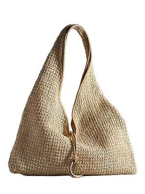 Dolce Vita Dolce Vita Missie Raffia Mesh Tote Beige