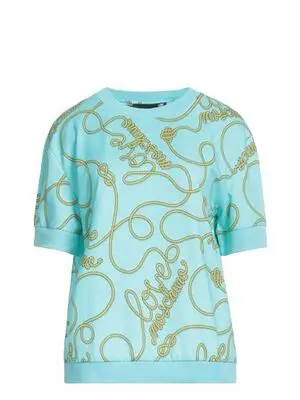 Moschino Crewneck Sweatshirt With Graphic Print - Blue