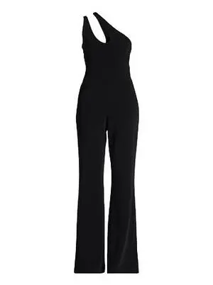 Pinko Jumpsuit In Polyamide, Viscose And Elastane - Black