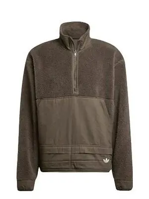 Adidas Premium Essentials Fleece Sweatshirt - Shadow Olive