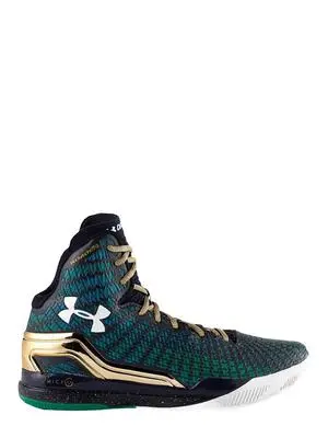 Under Armour Clutchfit Drive High-top Sneakers - Midnight/kelly Green/white