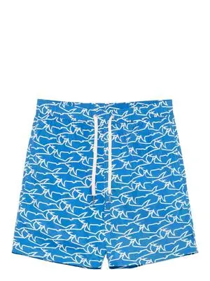Paul & Shark Printed Swim Shorts - Blue