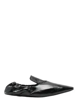 TOTEME Leather Loafers - Black