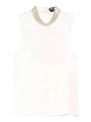TOM FORD Sleeveless Top - White