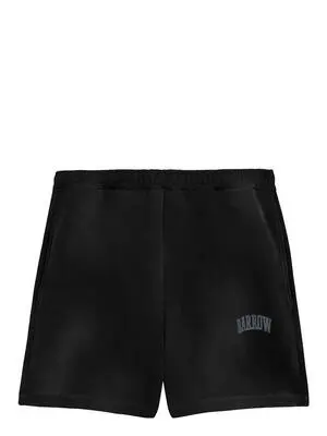 BARROW Logo-print Shorts - Black