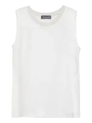 LORENA ANTONIAZZI Lorena Antoniazzi Satin Tank Top