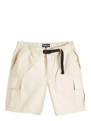 Barbour Grindle Relaxed Cargo Shorts - Oatmeal
