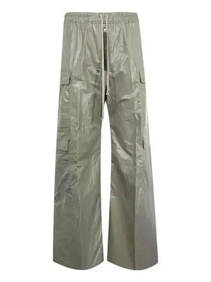 Rick Owens Cotton Cargo Trousers - Green