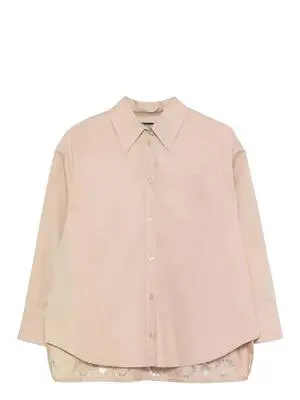 DONDUP Embroidered-motif Shirt - Neutrals
