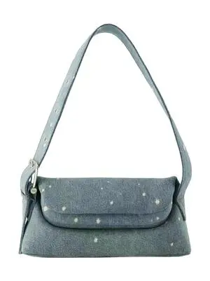 OSOI Folder Brot Denim Shoulder Bag - Blue