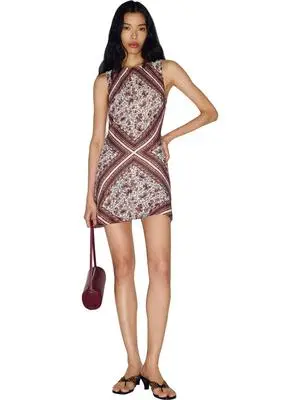 Reformation Melissa Knit Mini Dress In Brown - 50% Off | Editorialist