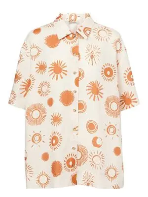 Asceno Montauk Bowling Shirt - White
