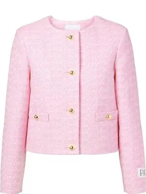 PATOU Patou Cotton Tweed Jacket Pink