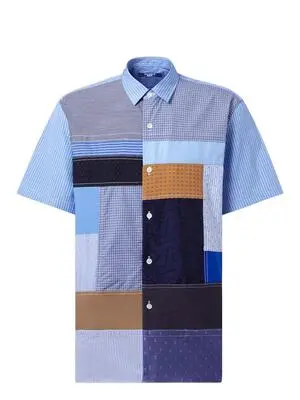 Junya Watanabe Patchwork Cotton Shirt - Multicoloured