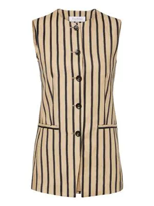 Max Mara Rodeo Striped Top - Brown