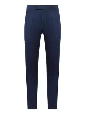Ralph Lauren Linen Slim Fit Trousers - Blue