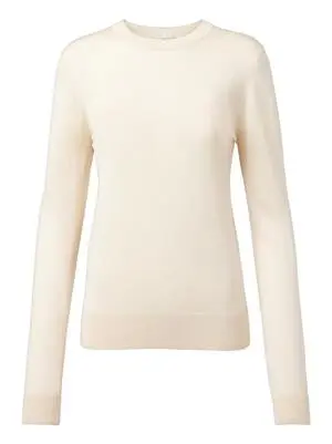 TOTEME Silk-blend Sweater - White