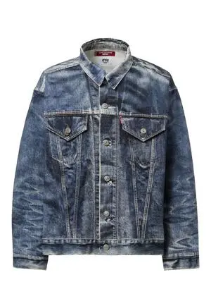 Junya Watanabe X Levi's® Printed Denim Jacket - Blue