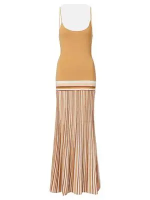 Faithfull The Brand Citara Knitted Maxi Dress - Yellow