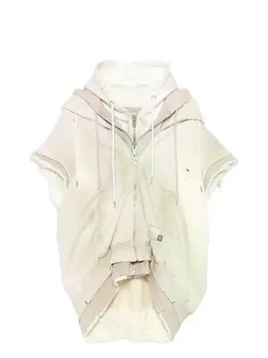 Mihara Yasuhiro Layered Zip-up Hoodie - Neutrals