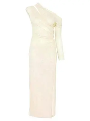 SELF-PORTRAIT Rhinestone-embellished Gown - Neutrals